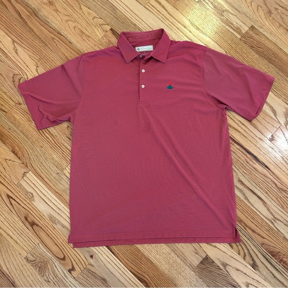 Donald Ross | Shirts | Donald Ross Xl Pink Strip Stripped Golf Polo ...